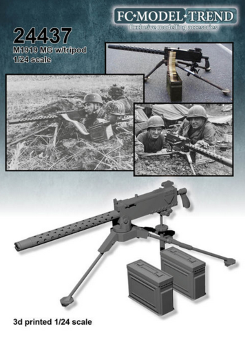 FC ModelTrend 24437 M1919 machine gun with tripod