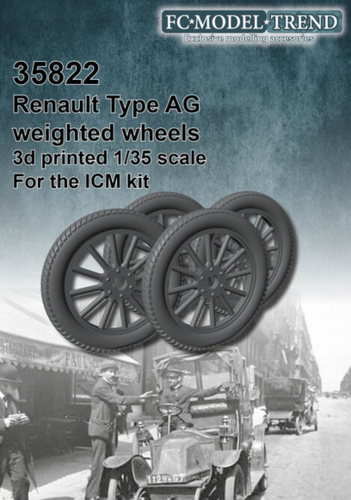 FC ModelTrend 35822 Renault type AG, weighted wheels