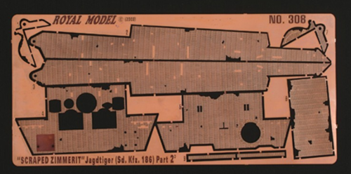 Royal Model di R. Reale 308 Scraped Zimmerit Jagdtiger Part 2