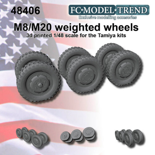 FC ModelTrend 48406 M8/M20 weighted wheels