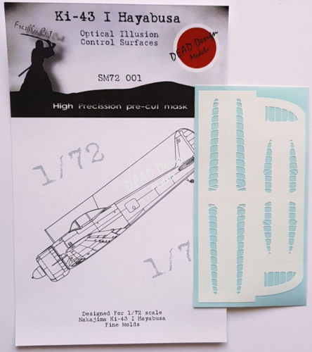 DEAD Design Models SM72002 Ki-43 I Hayabusa Control Surfaces