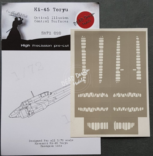 DEAD Design Models SM72020 Ki-45 Toryu Control Surfaces