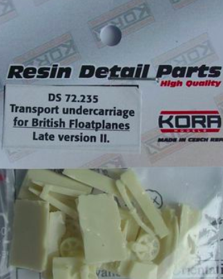 Kora Models DS72235 Transport undercarriage for British floatplanes – late version II