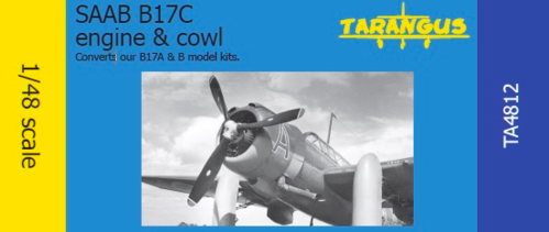 Tarangus 4812 Saab B 17C engine and cowl