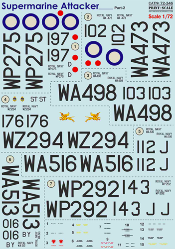 Print Scale 72-346 Supermarine Attacker Part 2