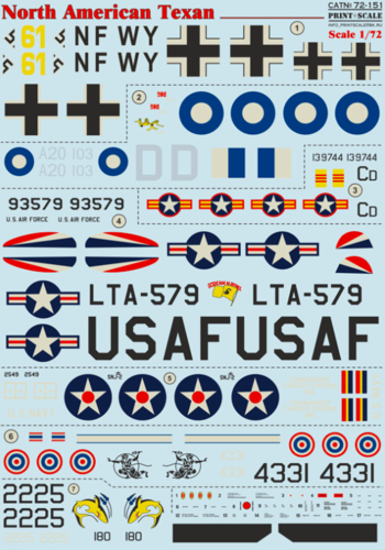 Print Scale 72-151 North American T-6 Texan