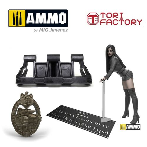 Tori Factory L1001 German Pz.kpfw. III/IV 40cm Track (Mid Type) Limited Edition