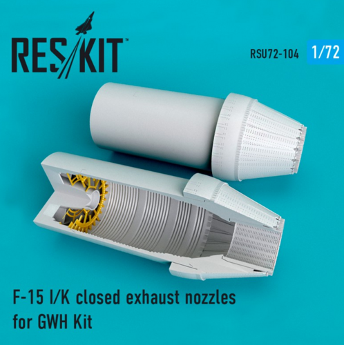 DISCONTINUED RES/KIT U72-0104 F-15 I/K closed exhaust nozzles for GWH Kit