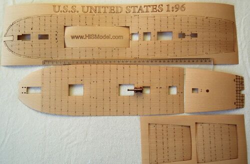 HiSModel D075-O United States - Oak wooden deck