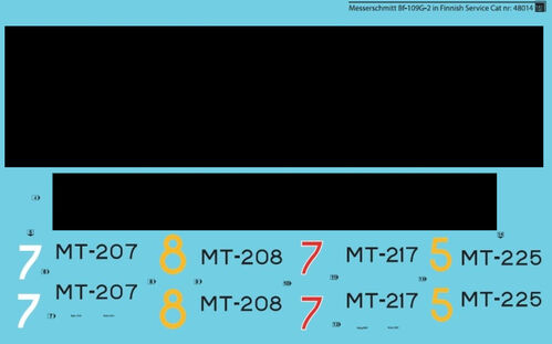 SBS Model D48014 Messerschmitt Bf-109G-2 Finnish Air Force WW II