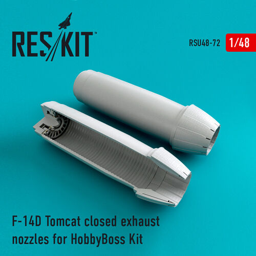 DISCONTINUED RES/KIT U48-0072 F-14D Tomcat closed exhaust nozzles for HobbyBoss Kit