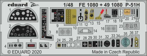 Eduard FE1080 P-51H Modelsvit