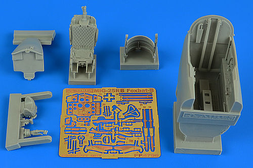 Aires 4790 MiG-25RB Foxbat-B cockpit set ICM