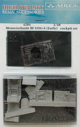 Aires 4284 Bf 109G-6 cockpit set (early) Hasegawa