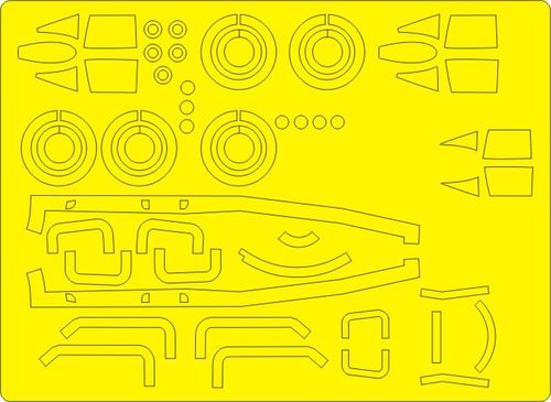 New Ware AM0573 MiG-25RB ADVANCED kabuki masks for ICM