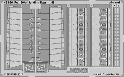 Eduard 48936 Fw 190A-4 landing flaps EDUARD