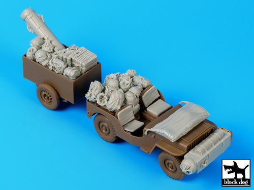 Black Dog T35110 British para Jeep before drop accessories set for Bronco