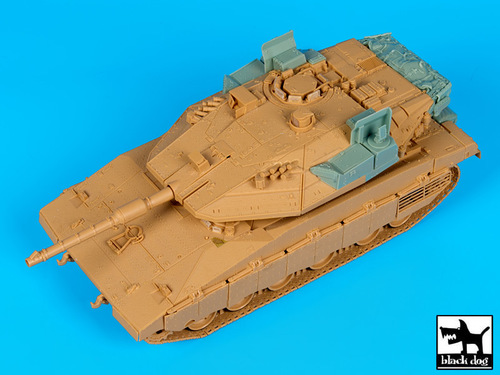 Black Dog T35129 Merkava IV Trophy systém +basket for Hobby Boss