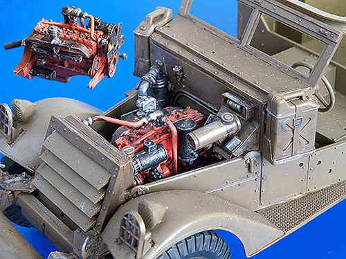 Plus Model 162 M3 Scout Car - engine set
