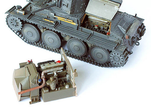 Plus Model 133 Pzkpfw 38 (t) engine set