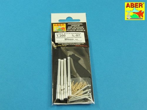 Aber 200L-07 Zestaw luf do pancernika Mikasa
