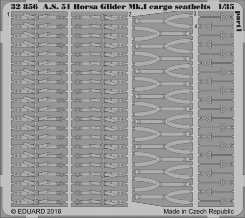 Eduard 32856 A.S. 51 Horsa Glider Mk.I cargo seatbelts BRONCO MODELS 35195