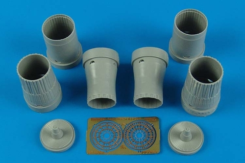 Aires 7281 Su-27 Flanker B exhaust nozzles Trumpeter