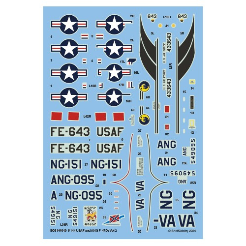 Shelf Oddity 3144049 USAF And ANG F-47Ds Vol. 2