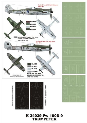 Montex K24039 Fw 190D-9 Trumpeter