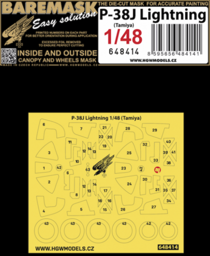 HGW Models 648414 P-38J Lightning