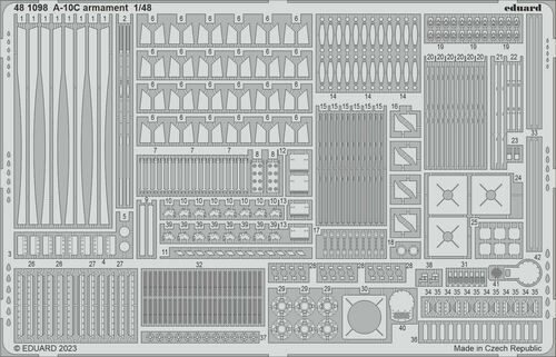 Eduard 481098 A-10C armament HOBBY BOSS