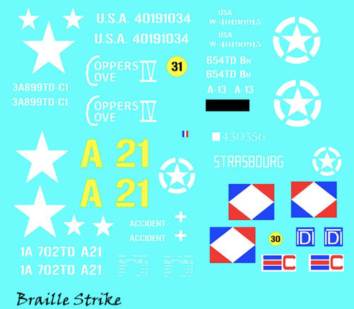 Braille Strike 35009 Allied Tank Destroyers in NW Europe