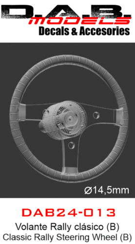 DAB Models 24-013 Classic Rally steering wheel B