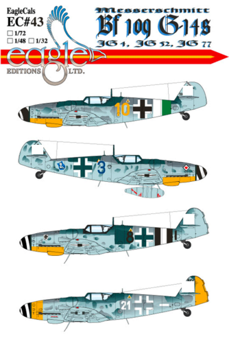 Eagle Editions D43-32 Bf 109 G-14s