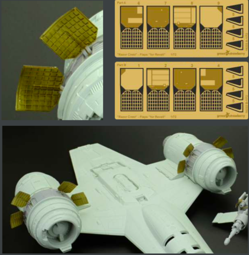 Green Strawberry 16222 "Razor crest" - Flaps