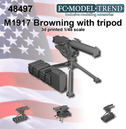 FC ModelTrend 48497 M1917 Browning MG