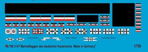 Peddinghaus-Decals 3147 German Navy Flags Of The Imperial Navy