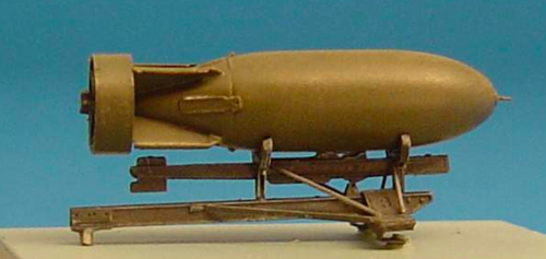 Brengun L48004 Bomb rack for Spitfire - british 500lb bomb