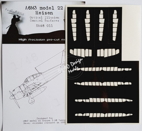 DEAD Design Models SM48011 A6M3 m.22 Reisen Control Surfaces