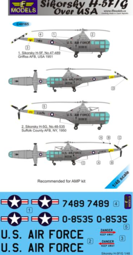 LF Models C48165 Sikorsky H-5F/G over USA