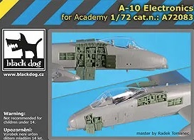 Black Dog A72084 A-10 wings+rear electronics for Academy