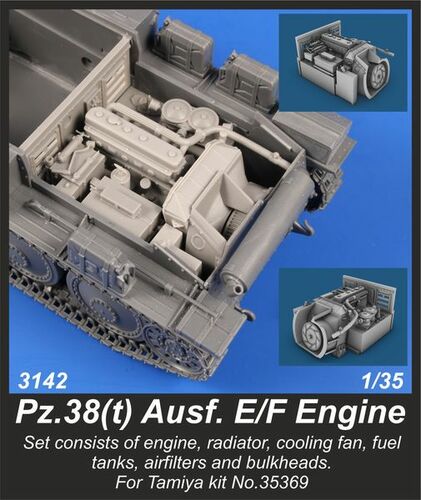 CMK K3142 Pz.38(t) Ausf. E/F Engine