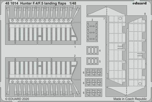 Eduard 481014 Hunter F.4/F.5 landing flaps AIRFIX
