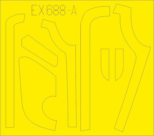 Eduard EX688 B-17G antiglare panels (VE production) HKM