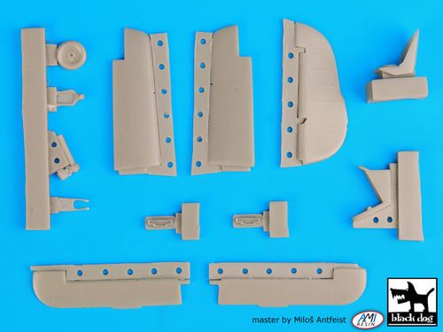 Black Dog A48009 Fw-190 A8 detail set for Hasegawa