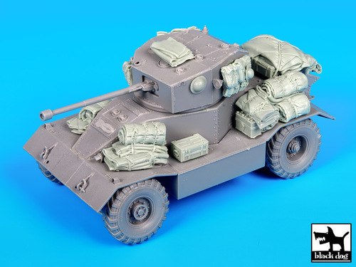 Black Dog T35108 AEC Mk II armoured car accessories set for Mini Art