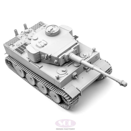 SOLMODEL MM624 German WWII Tiger I Initial Production Early 1943 - Conversion Kits (for Andy's Hobby Kits)
