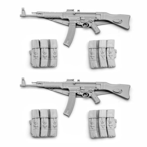 SOLMODEL MM410 German WWII Sturmgewehr 44 (2 pcs / Resin Cast &3D-Printed)