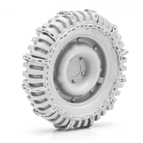 SOLMODEL MM335 Jeep Wheel with Tire Chains