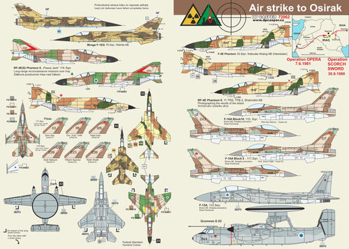 DP Casper 72062 Air Strike to Osirak - Operation Opera (7.6.1981) and Operation Scorch Sword (30.9.1980)